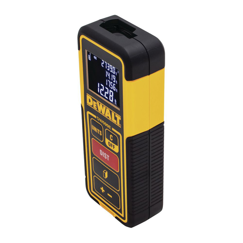 DEWALT DW099E-KR 100 Foot Durable Laser Distance Measuring Instrument ...