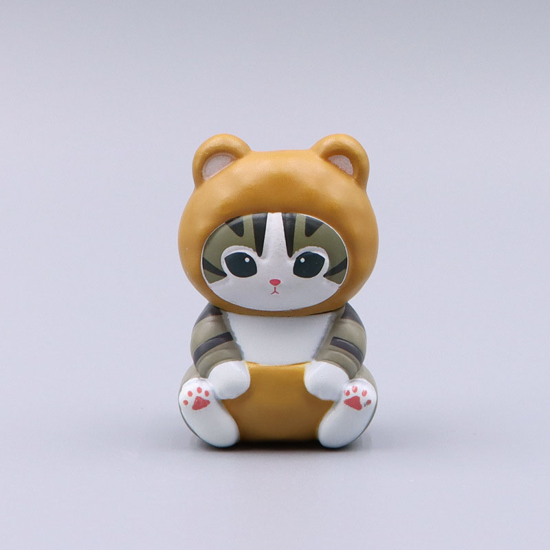 5Pcs 4.5cm Mofusand Forest Series Cat Cos Frog Bee kawaii Animal Figure ...