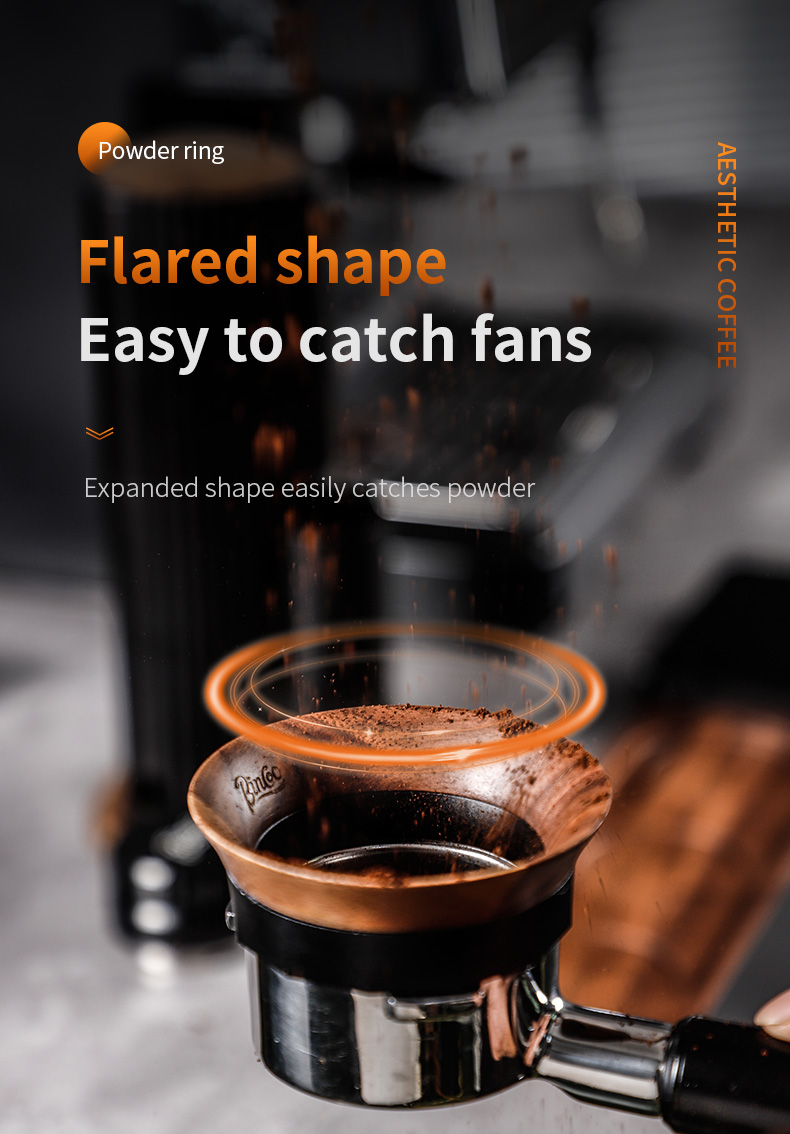 BINCOO Multi-Lateral Walnut Magnetic Powder Catch Ring Snap-On Anti-Fly ...