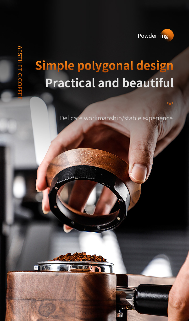 BINCOO Multi-Lateral Walnut Magnetic Powder Catch Ring Snap-On Anti-Fly ...