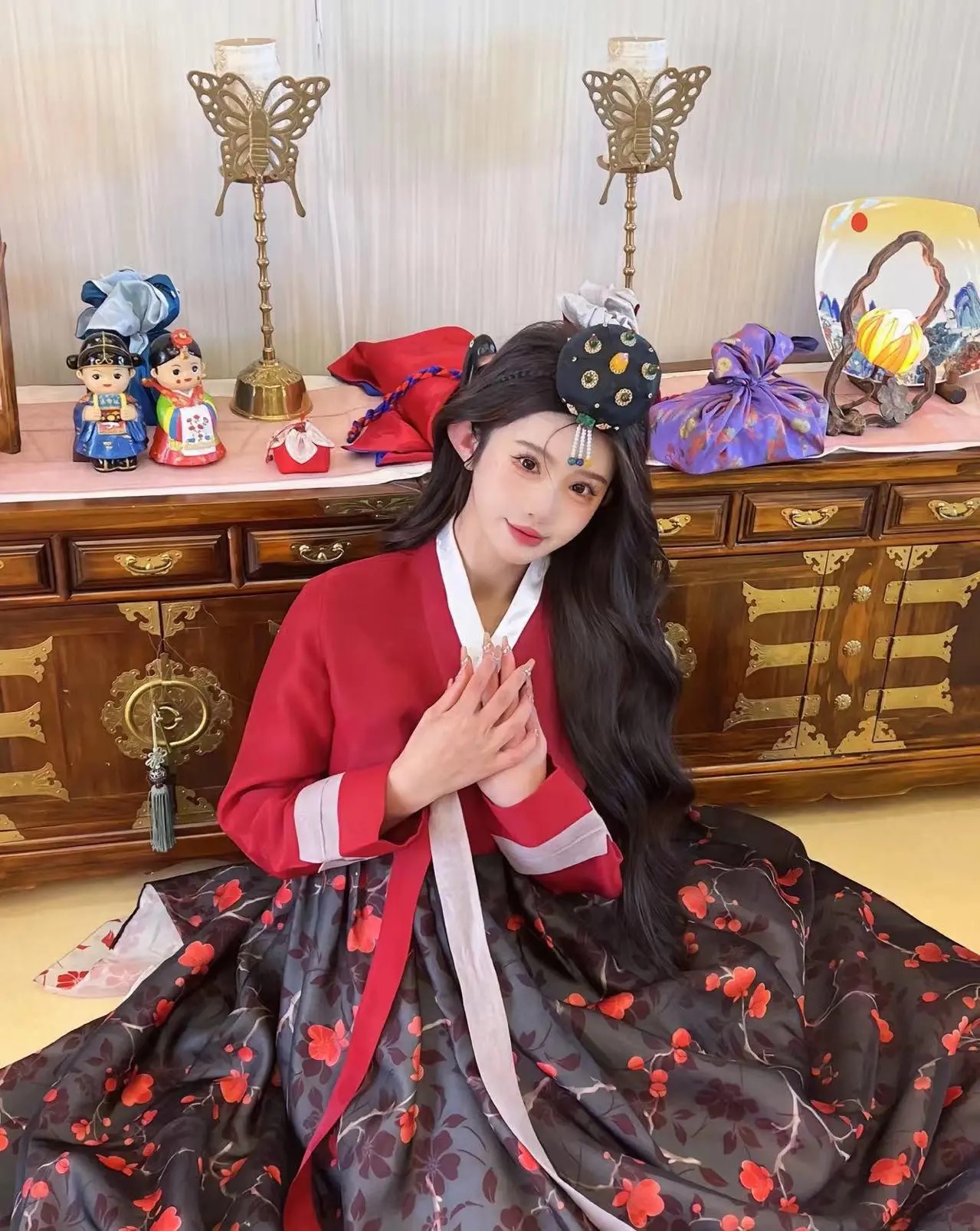Yanbian Yanji Korean Princess Hanbok Korean Clockwork Women's Clothing ...
