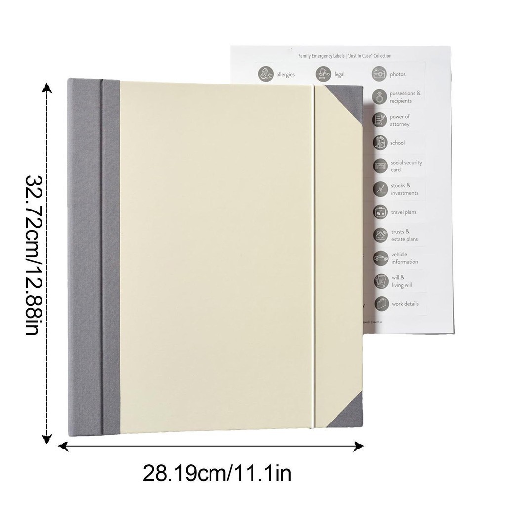 File Organizer Folders for Document Multipurpose File Binder Safe ...