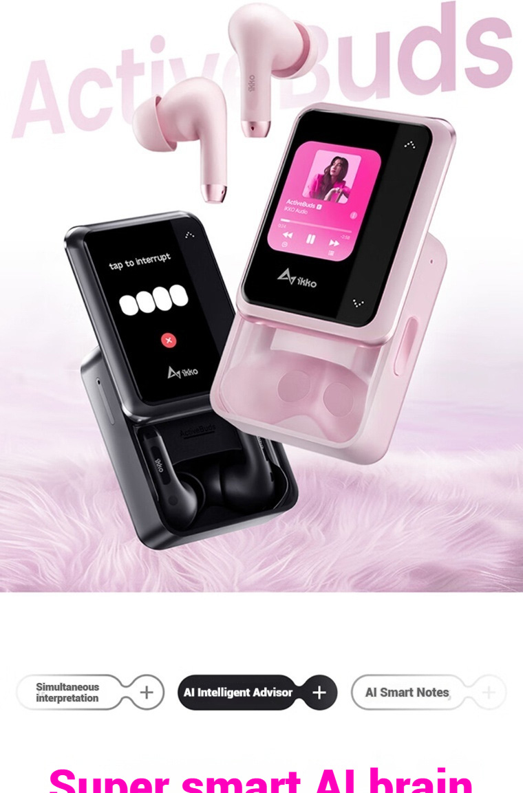 iKKO ActiveBuds AI Simultaneous Translation headset Wireless touch ...