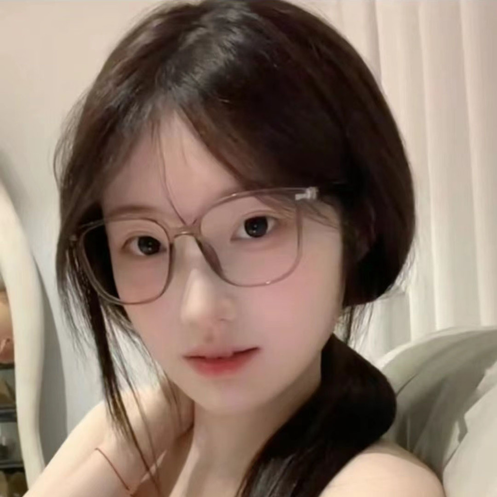 Graded Eyeglasses with Grade -50 -600 Glasses olive green Korean ...