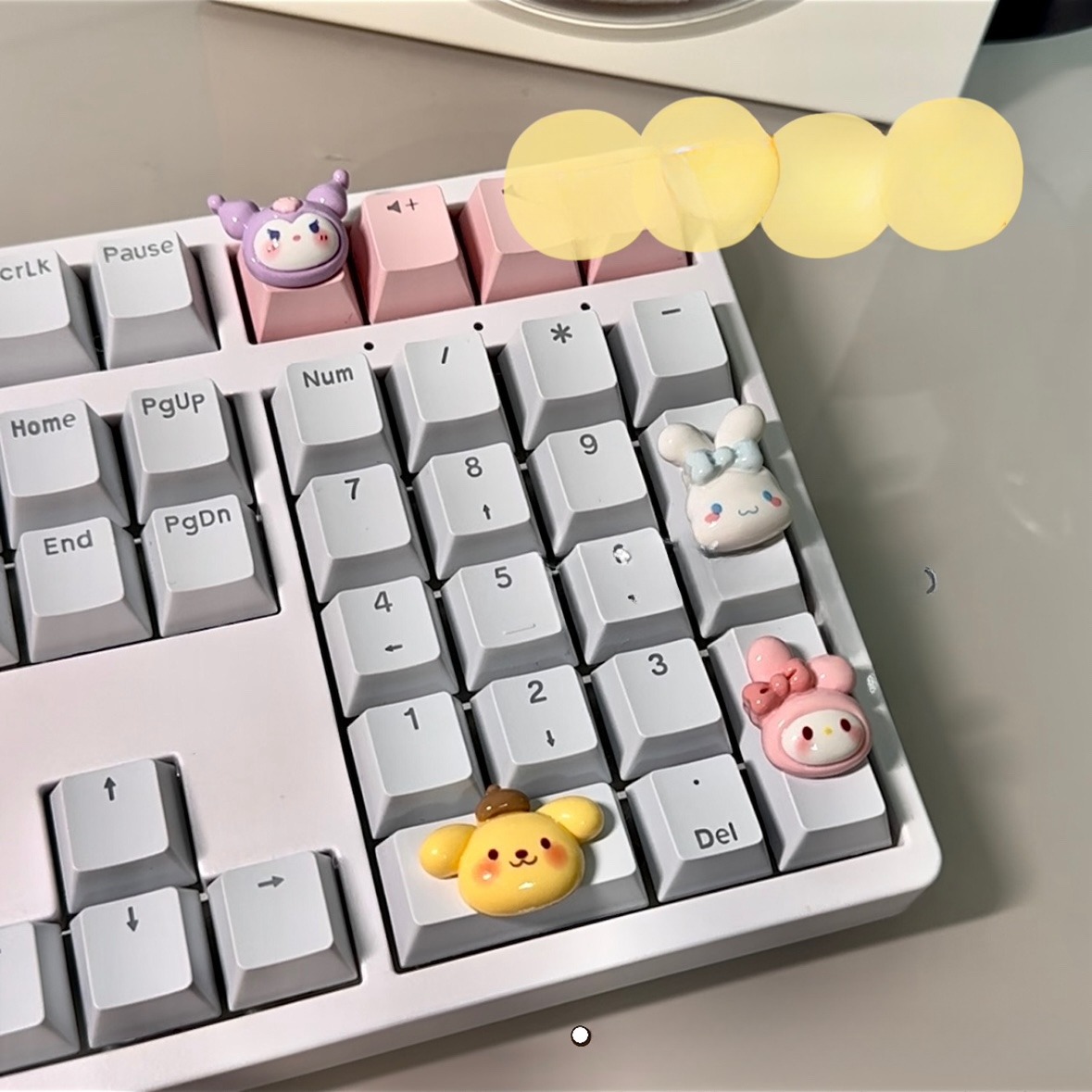 Sanrio Personalized Keycap Cute Cartoon Keycaps for Cross Axis ...