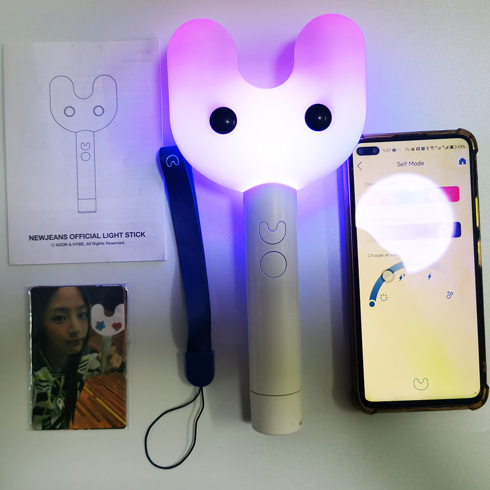 Newjeans Official Lightstick Fans Concert Support Light Stick | Shopee ...