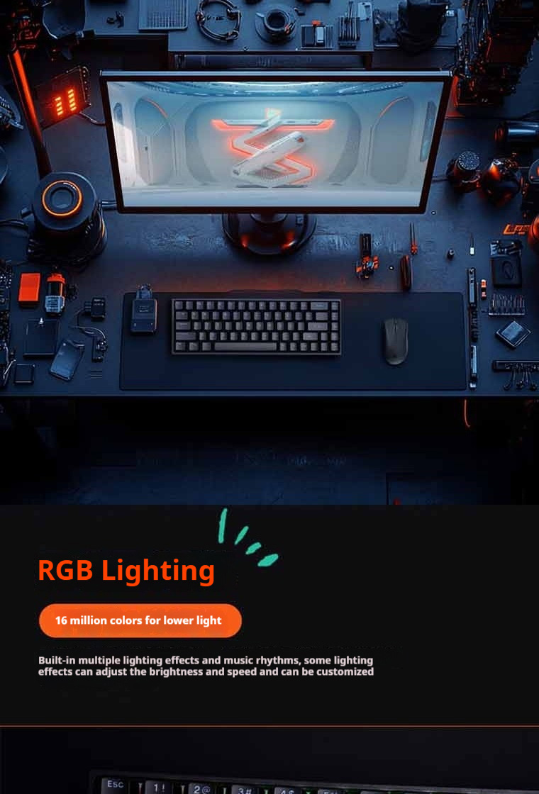 METAPHYUNI X68 wired gaming magnetic axis keyboard, 8K return rate, RT0 ...