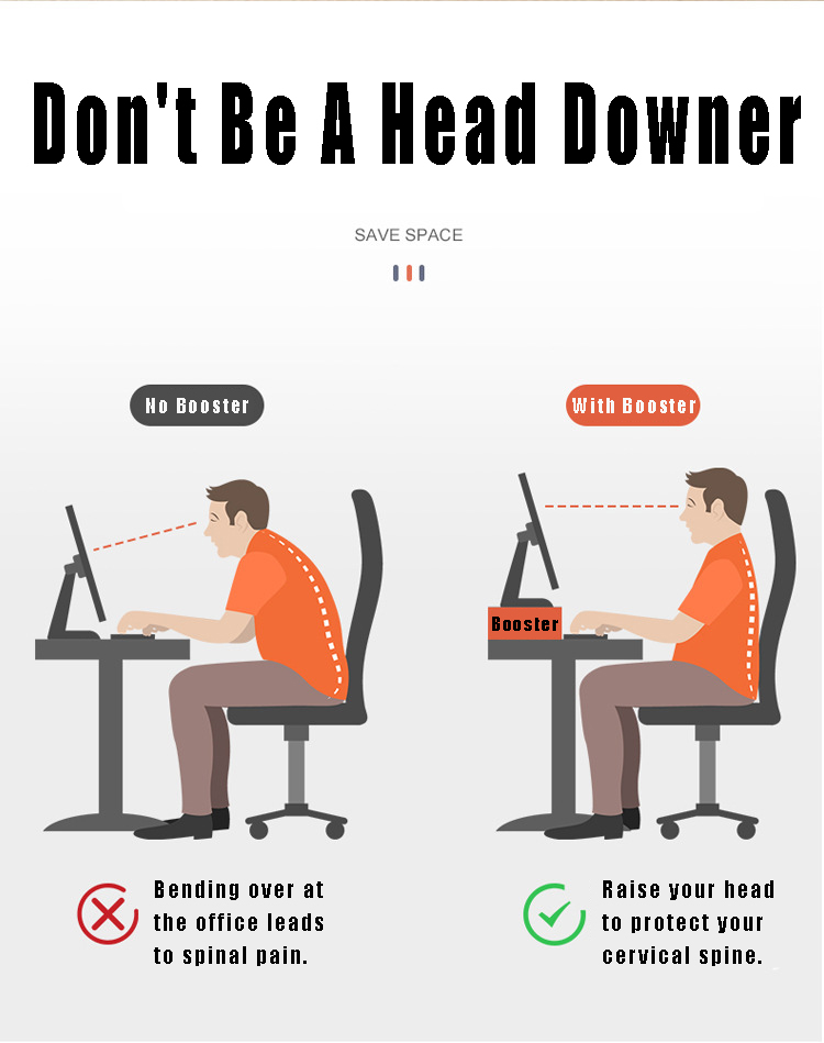 Convenient And Compact Computer Monitor Booster Stand Large Capacity ...