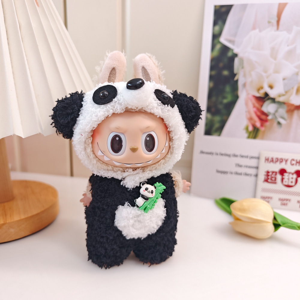 Labubu Macaroon Doll Cute Plush Clothes, Multi-color and Multi-style ...
