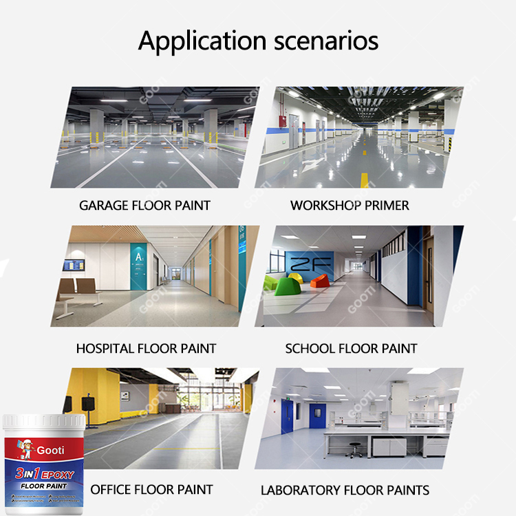 Floor Paint Rubberized 3 In 1 Epoxy Workshop Warehouse Playground ...