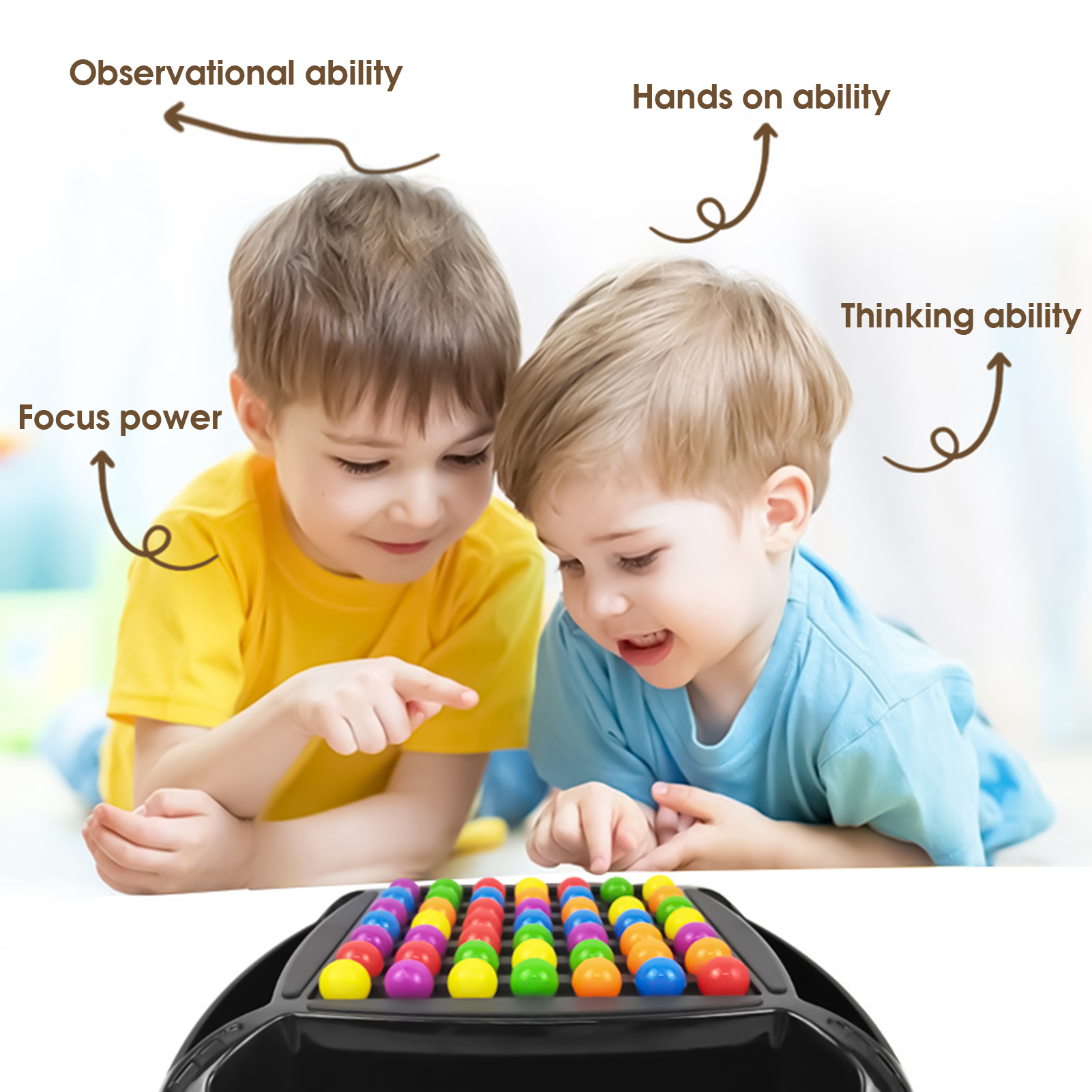 Fun and colorful Rainbow Elimination Game, parent-child interactive ...