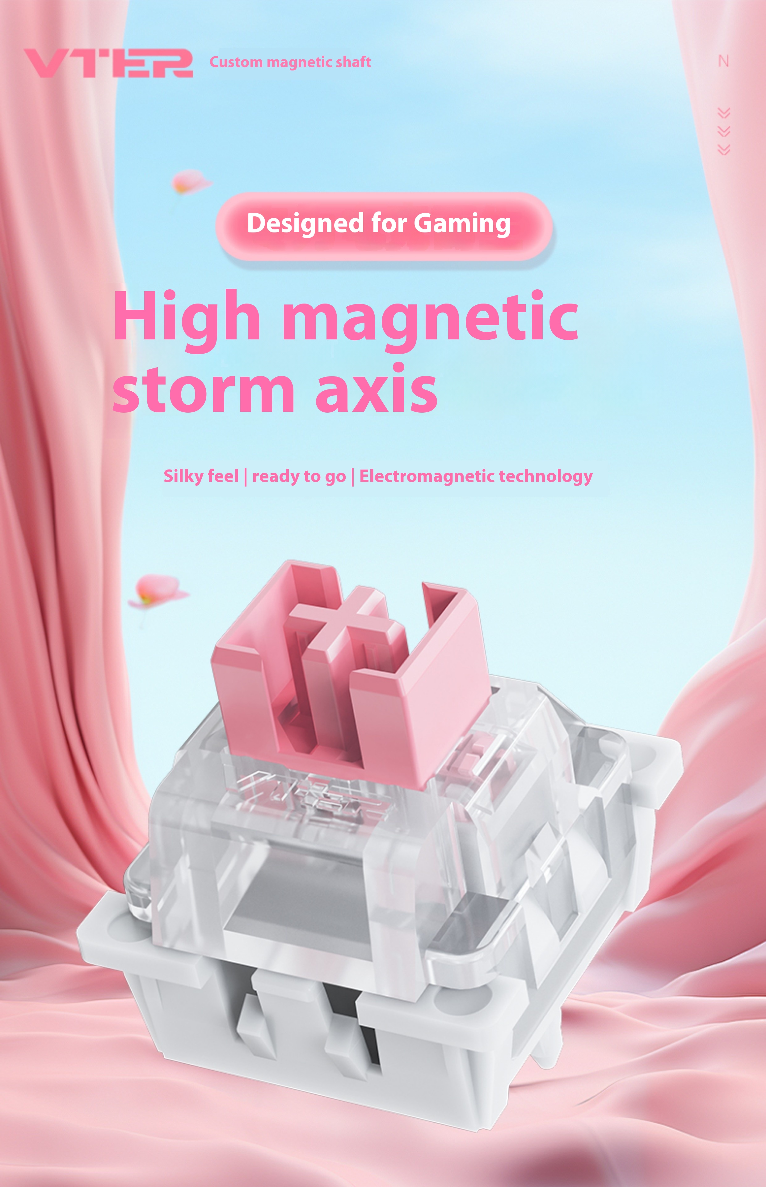 VTER High Tech Magnetic Storm Switch Custom Key Program Factory ...