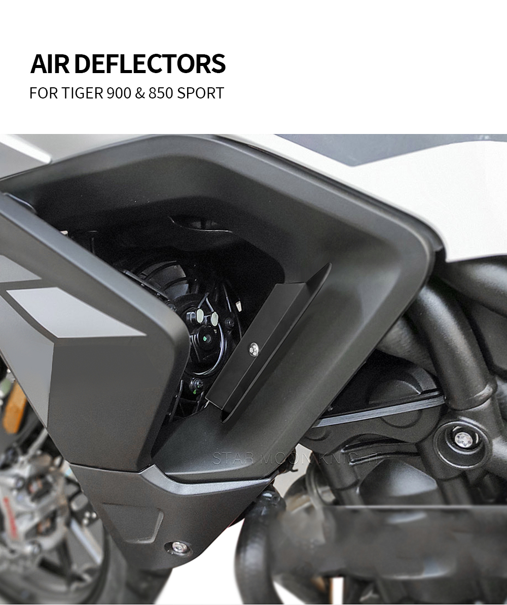 Motorcycle Upper Wind Deflector Air Deflectors Side Deflector Improve ...