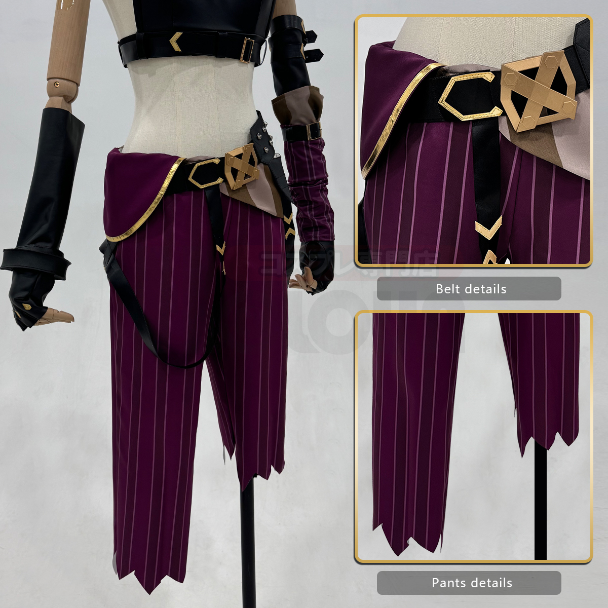 HOLOUN LOL Arcane Jinx Cosplay Costume League of Legends Game Anime COS ...
