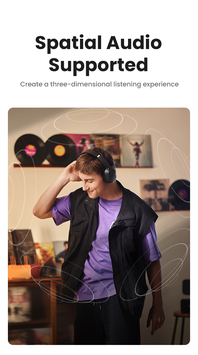 UGREEN Premium Studio Max5c Wireless Bluetooth Earphone Headphone TWS ...