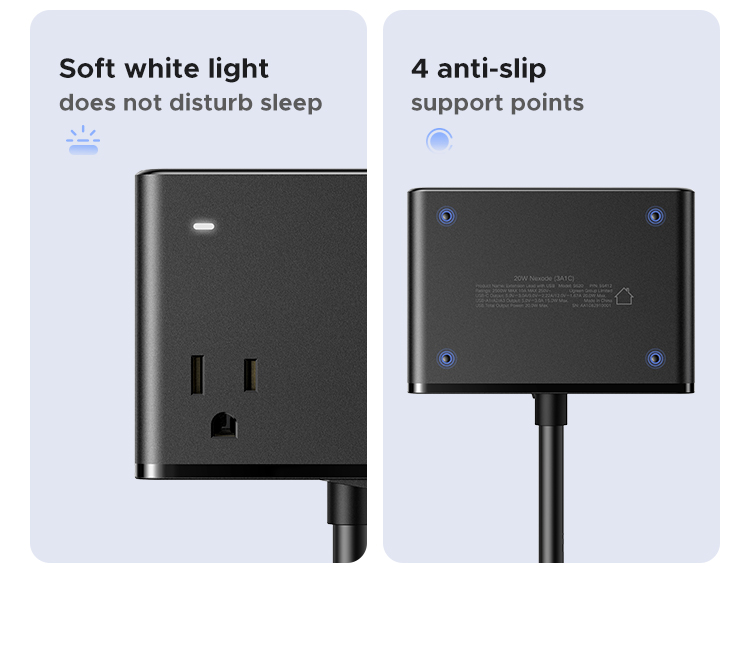 UGREEN S6 Magic Cube Socket plug-in board with USB multi-function plug ...