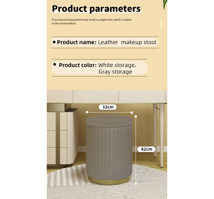 Light make-up stool luxury storage bench sofa chair stool bedroom ...