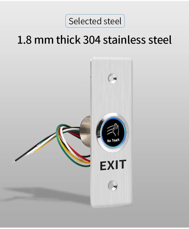 Contactless Infrared No Touch Exit Button IR Door Lock Release Switch ...