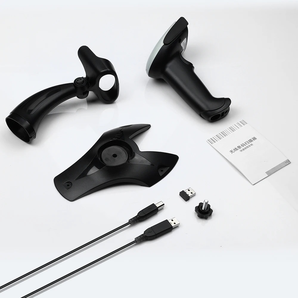 【3in1 1D 2D QR code scanner】Eyoyo Wireless 2D Barcode Scanner with ...