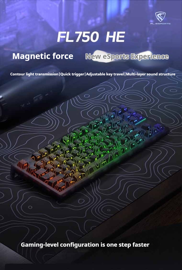 FL · ESPORTS FL750HE e-sports game magnetic axis wired mechanical ...