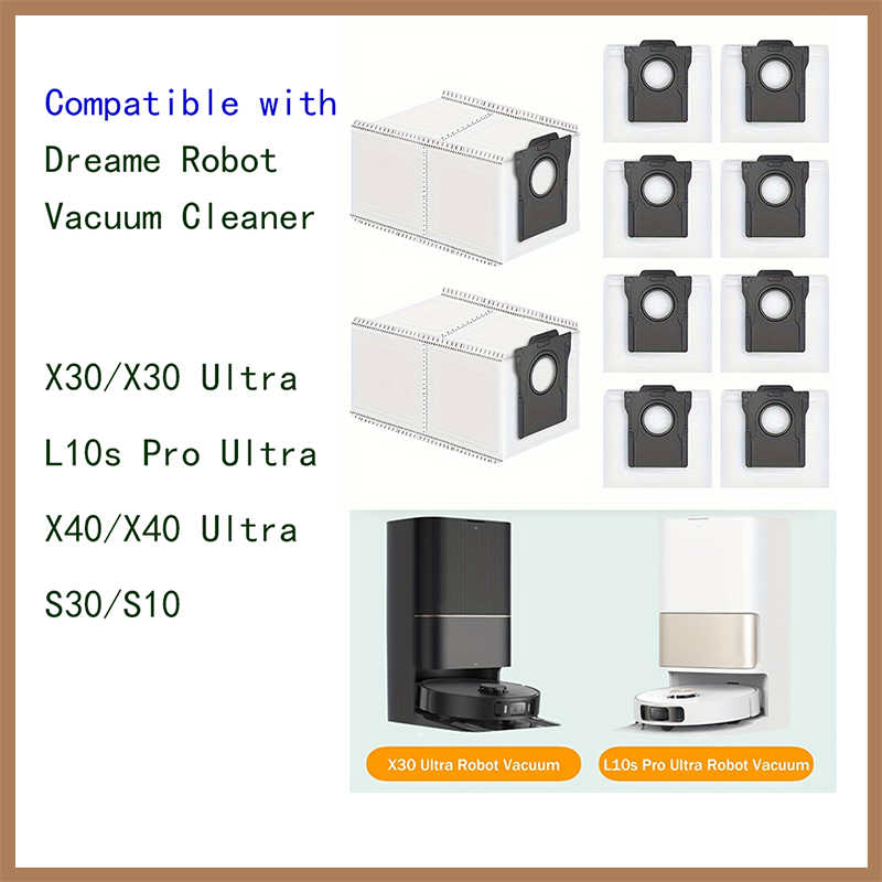 Dreame X30 Ultra/L10s Pro Ultra/X40 Ultra Robot Vacuum Cleaner Accessories Dust Bag | Shopee ...