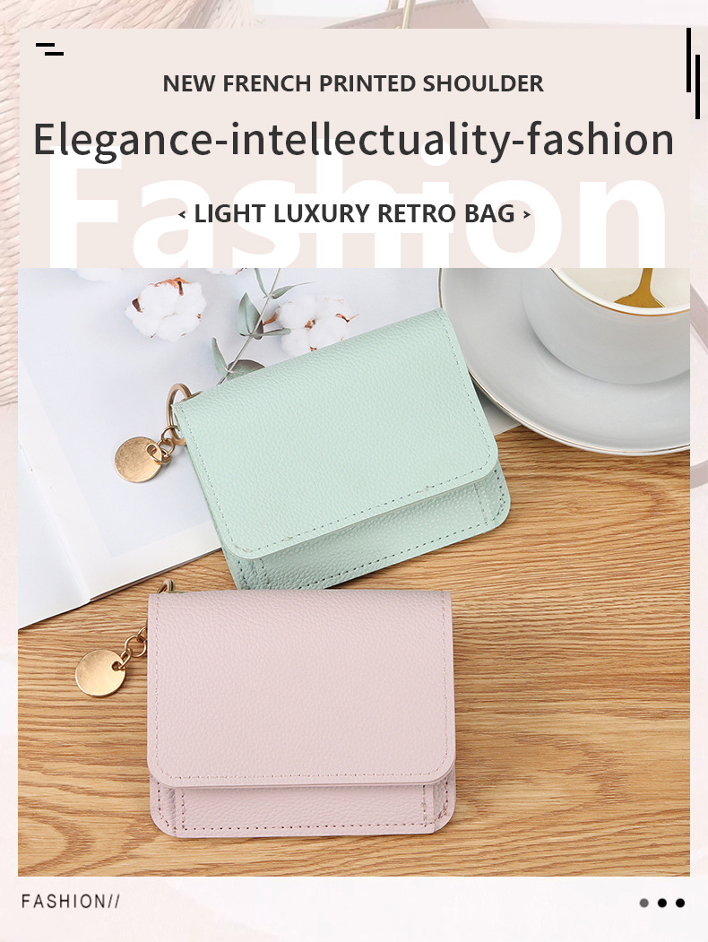 Fashion Sweet Ladies Wallet Multi-Card Coin Zipper Wallet Foldable ...