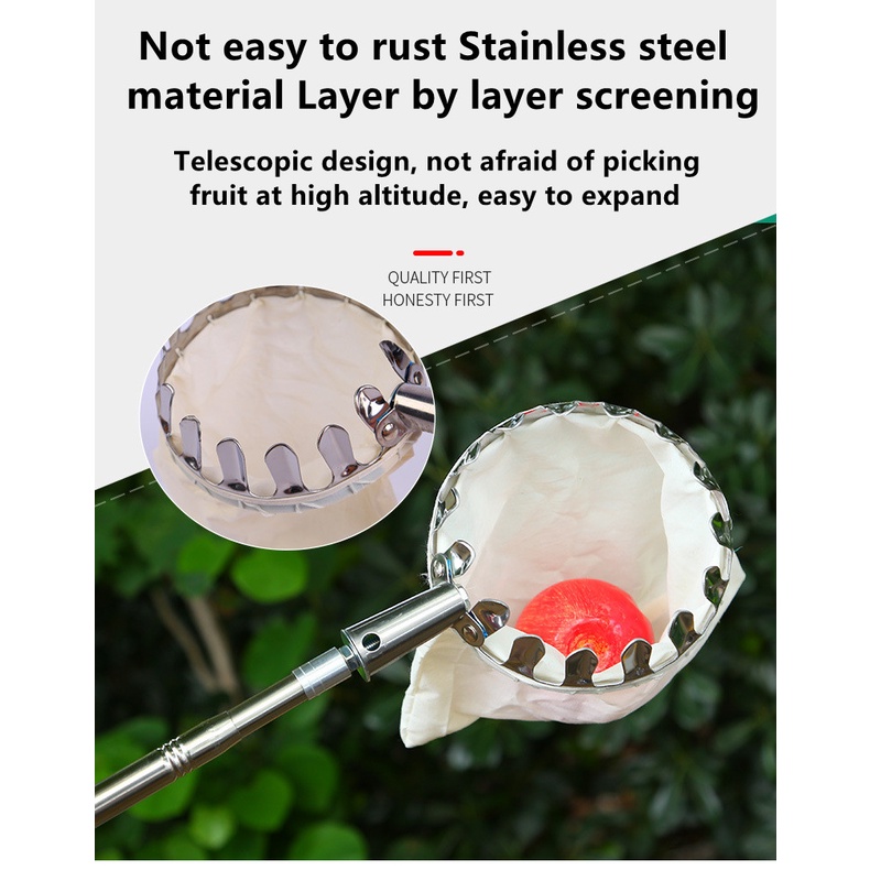Thickened multi functional stainless steel high altitude fruit picking ...