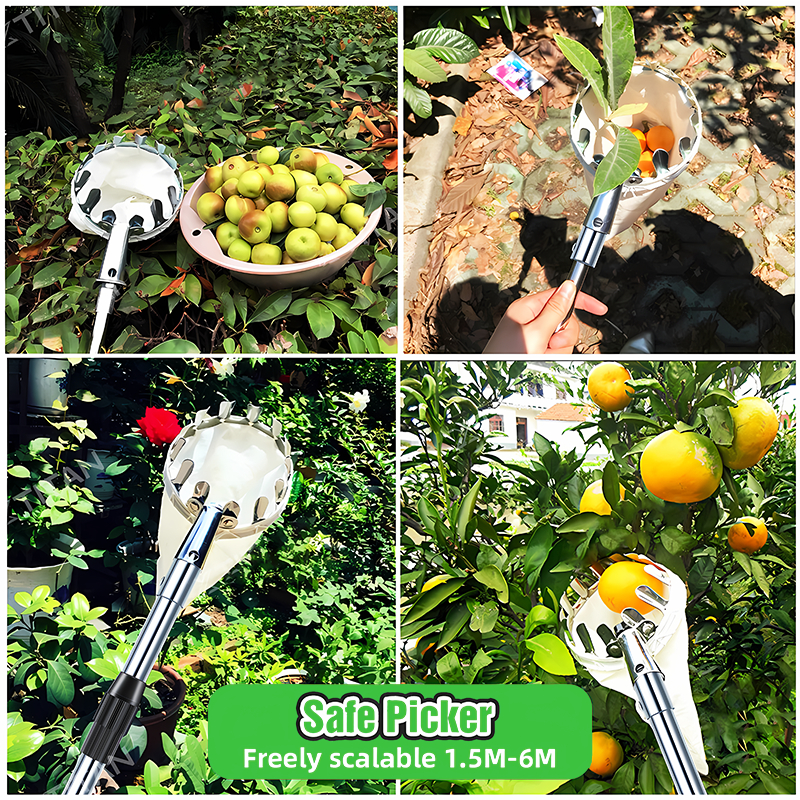 Thickened multi functional stainless steel high altitude fruit picking ...
