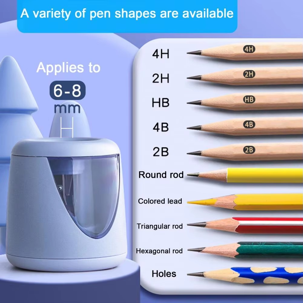 School Students Electric Pencil Sharpener Battery + USB Mode | Shopee ...