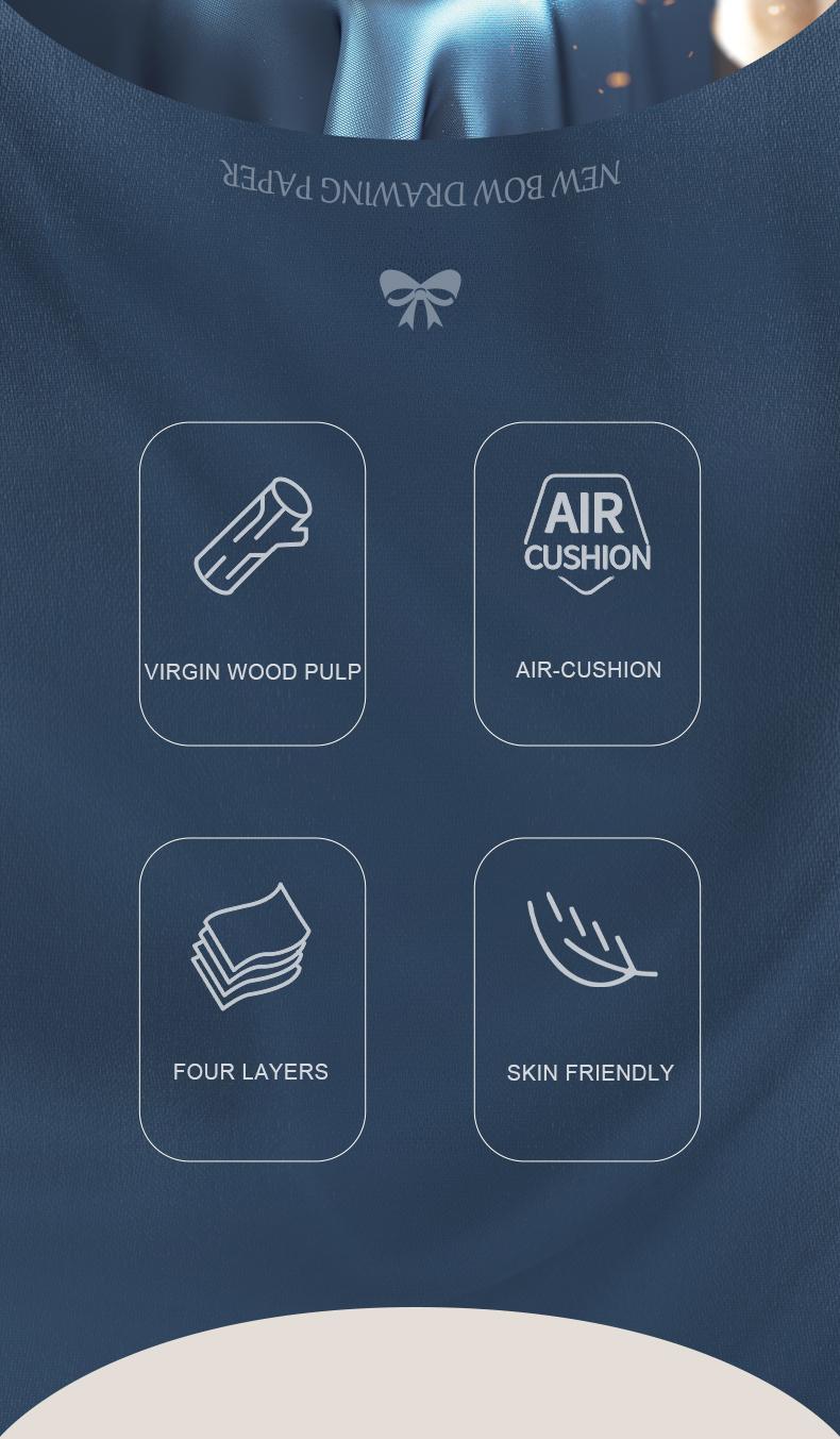 [ 20 Packs] Botare Air-cushion Deluxe Comfort Tissue Paper 4 Ply ...