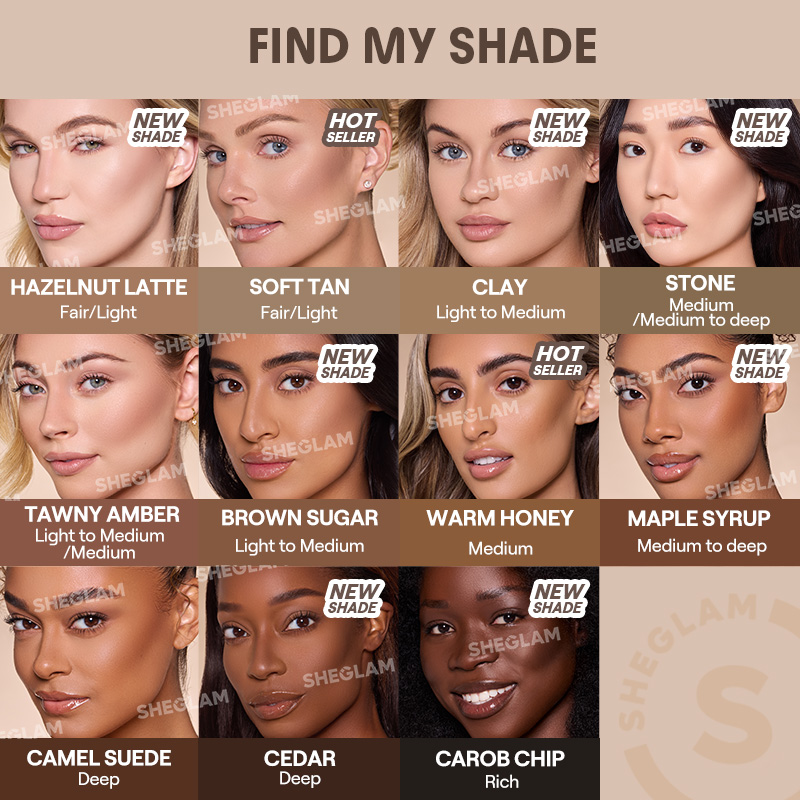SHEGLAM Sun Sculpt Liquid Contour and Highlighter- Gel Cream Matte ...