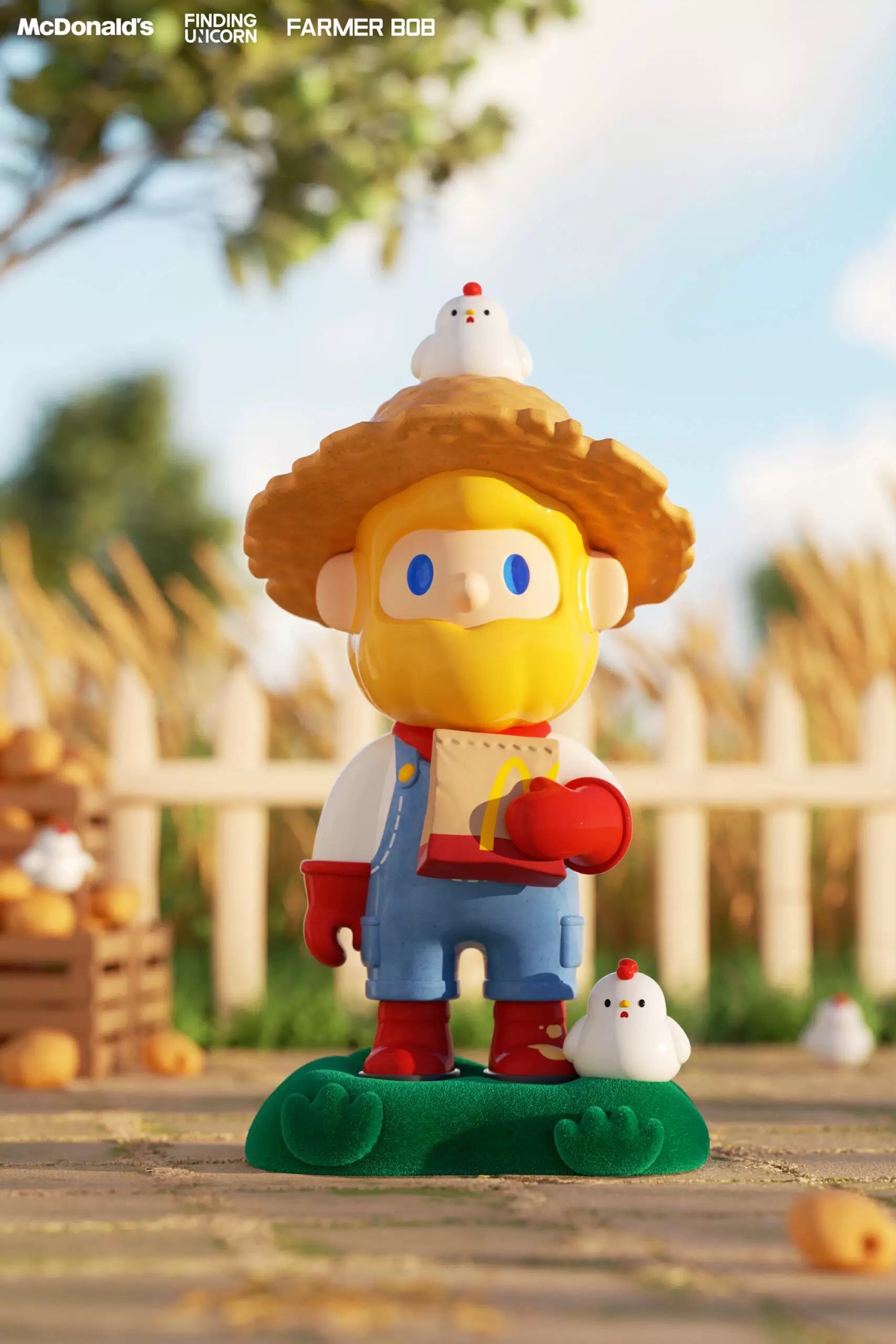 Farmer Bob is looking for the Unicorn Union-Maimai Farm series doll toy blind box | Shopee ...