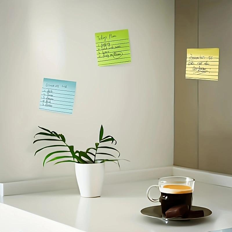 Horizontal line sticky notes notepad memo pad junior high school ...