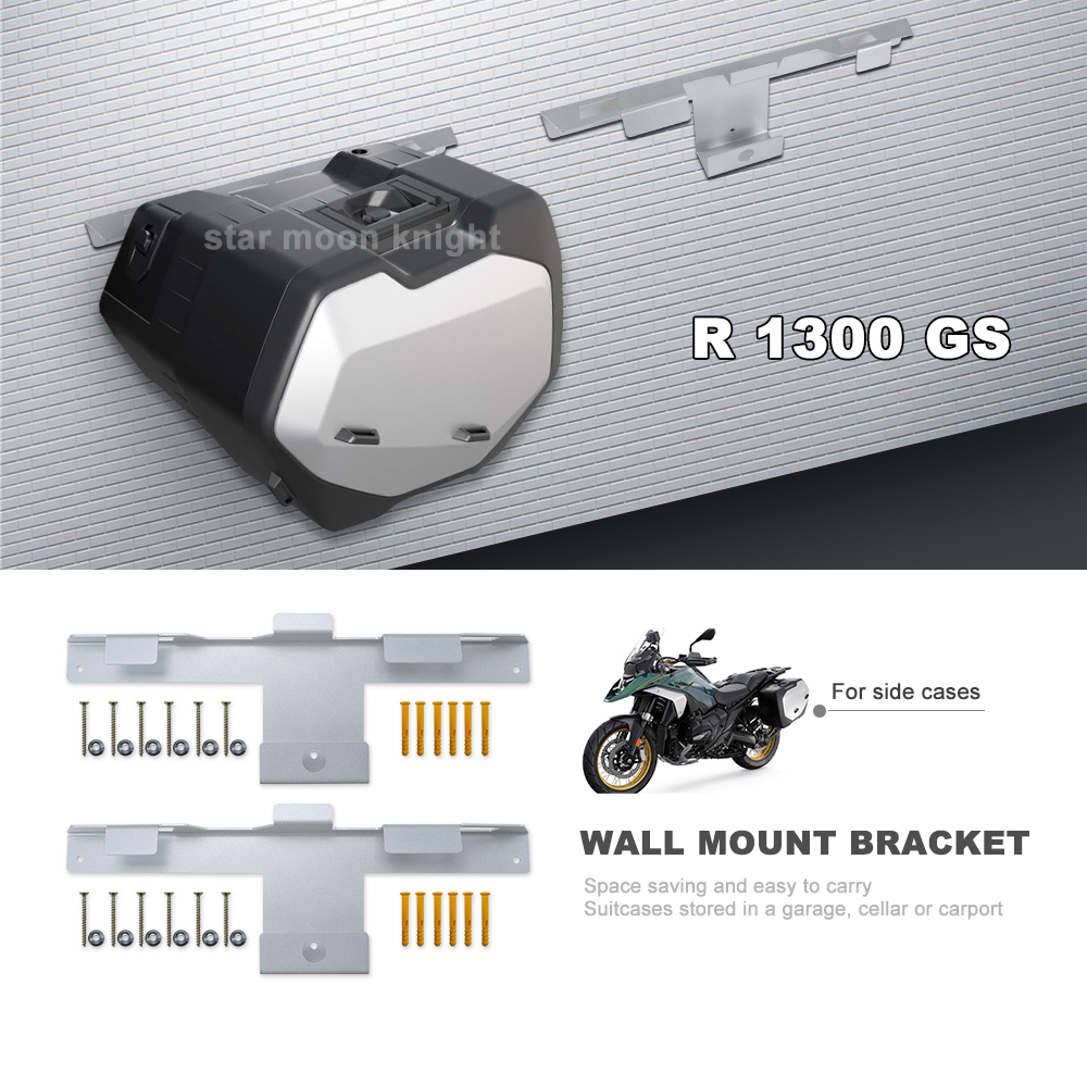 Motorcycle Side Suitcase Wall Bracket Luggage Case Wall Mount For BMW ...