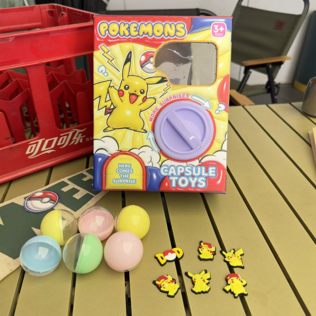 Pokemon Gashapon Machine Pikachu gacha capsule machine blind box ...