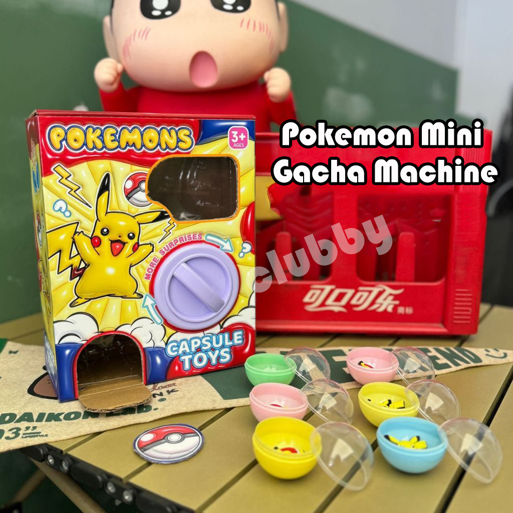 Pokemon Gashapon Machine Pikachu gacha capsule machine blind box ...