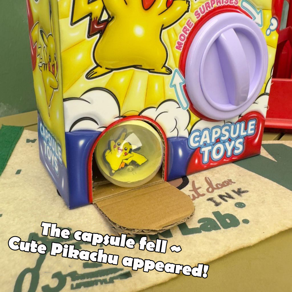 Pokemon Gashapon Machine Pikachu gacha capsule machine blind box ...
