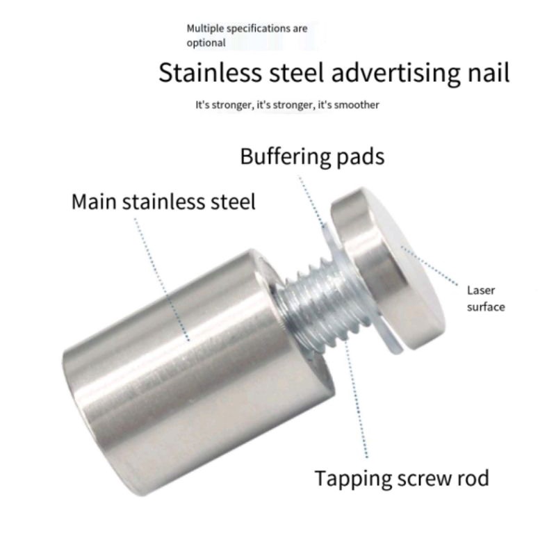 1PC Stainless Stand Off Bolt Mount Advertising Bolt Signage Bolt ...