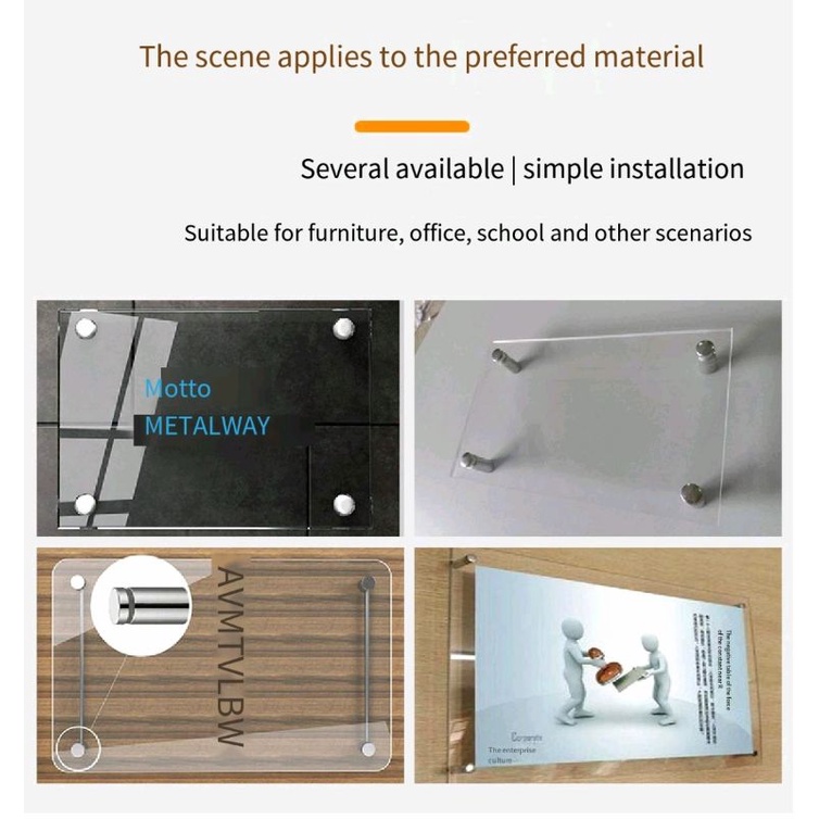 1PC Stainless Stand Off Bolt Mount Advertising Bolt Signage Bolt ...