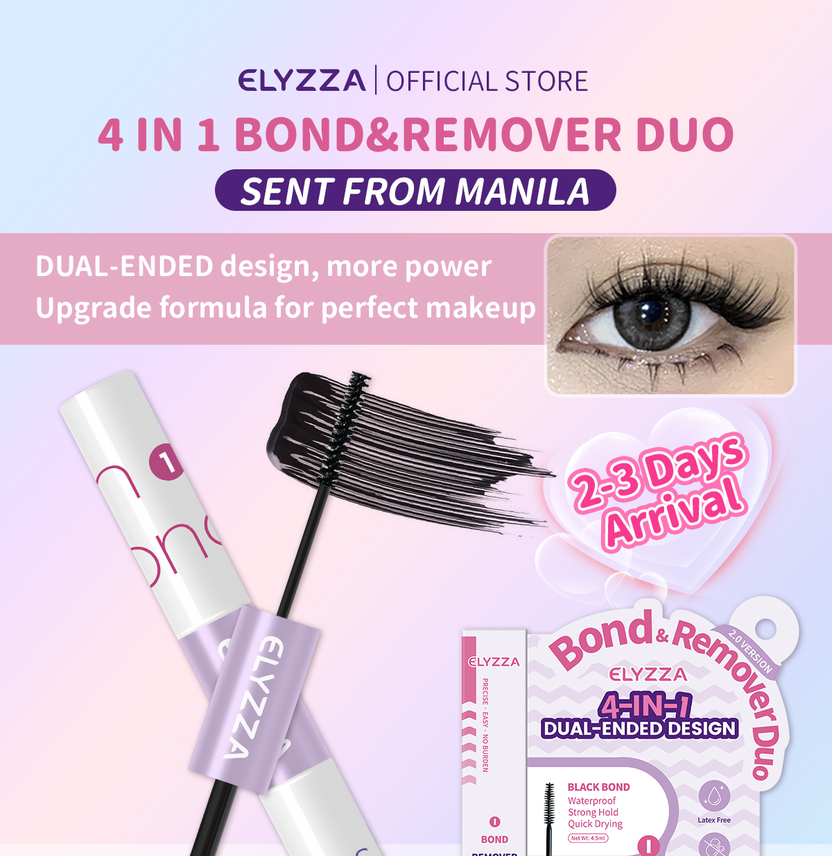 [Sent From Manila] Elyzza 4IN1 Bond&Remover 2-3 Days Arrival Bond ...