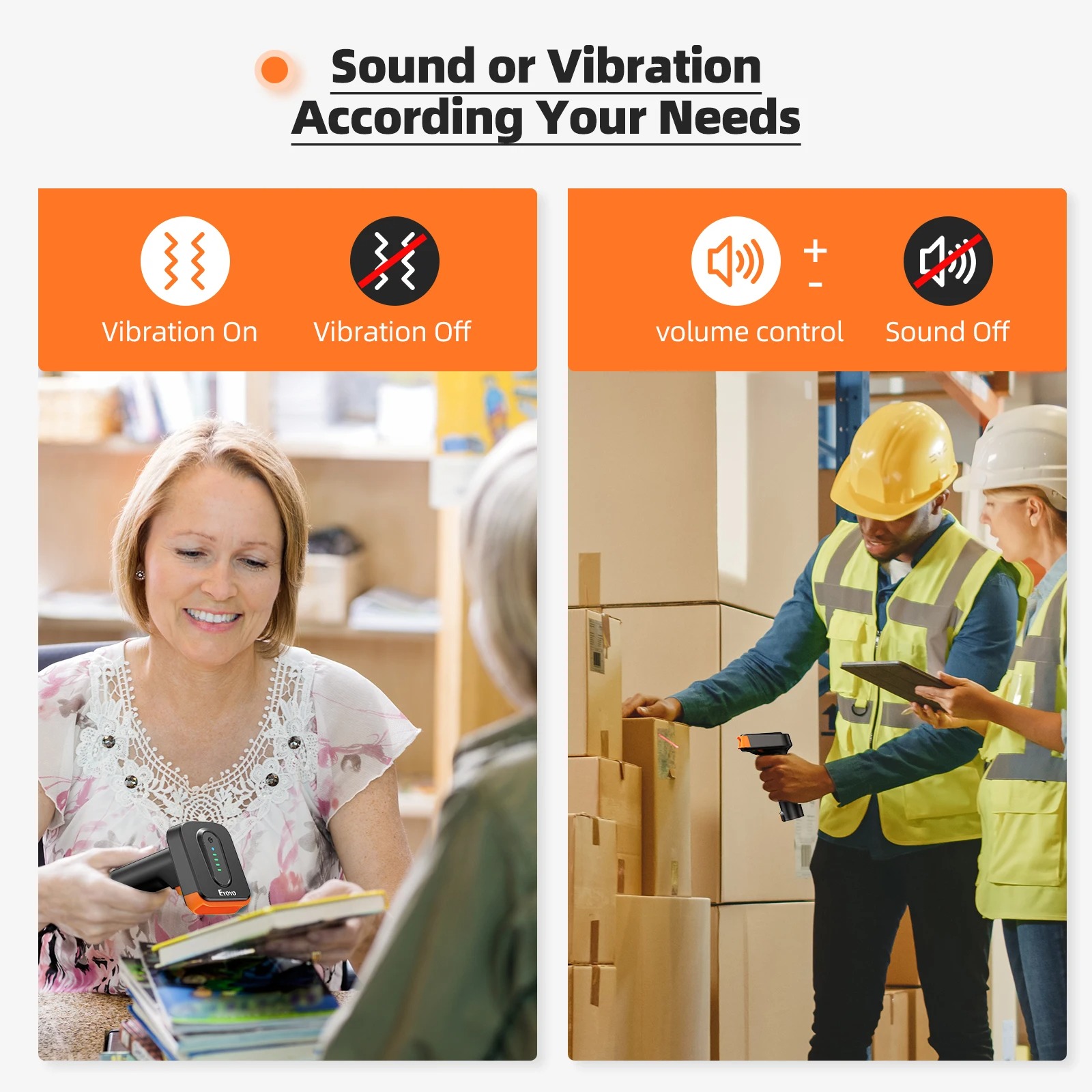 Eyoyo 2D Bluetooth QR Code Screen Reader With Base 3-in-1 Wireless ...