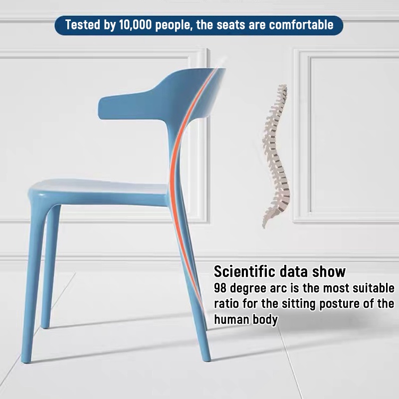 GC Nordic Plastic Chair High-Quality Coffee Chair dining chair Living ...