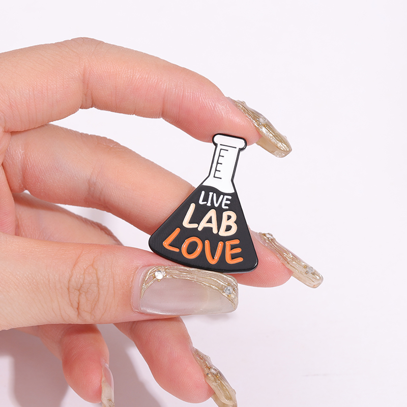 Creative Science Brooch Chemistry Rainbow Test Tube DNA Microscope ...