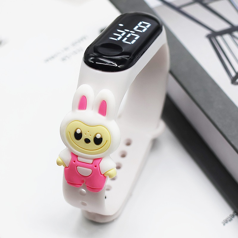 3D LABUBU Kids Watch LABUBU Sport Kids Wristband Children's Watch with ...