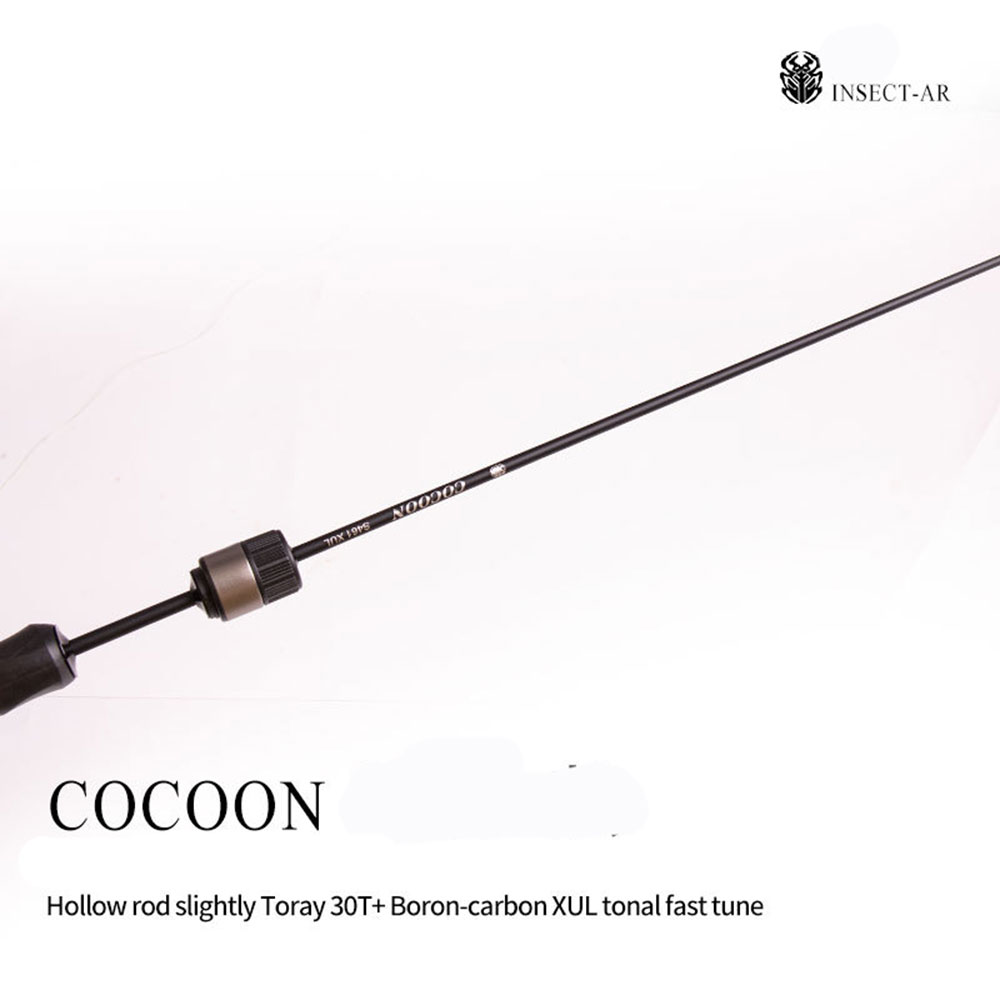 INSECT-COCOON Only 41g Single Piece Integrated Fishing Rod Non ...