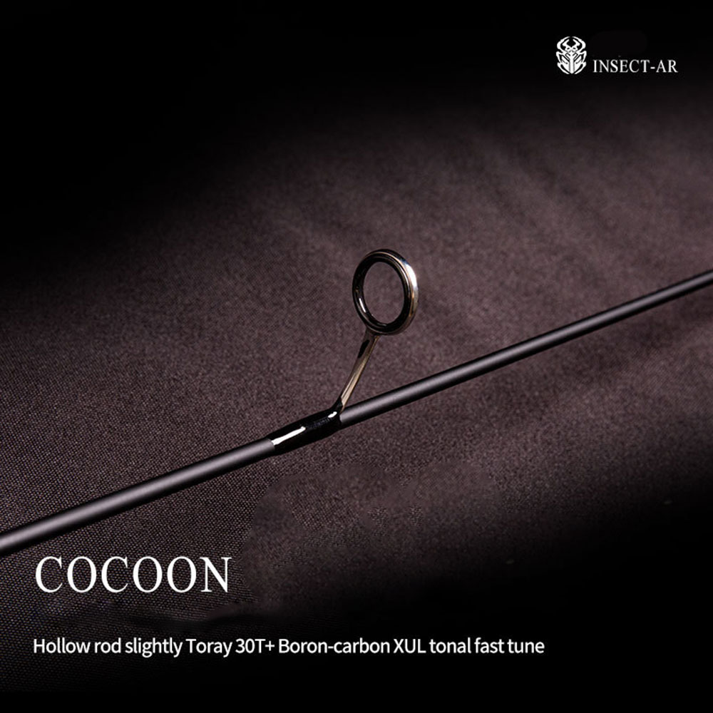 INSECT-COCOON Only 41g Single Piece Integrated Fishing Rod Non ...