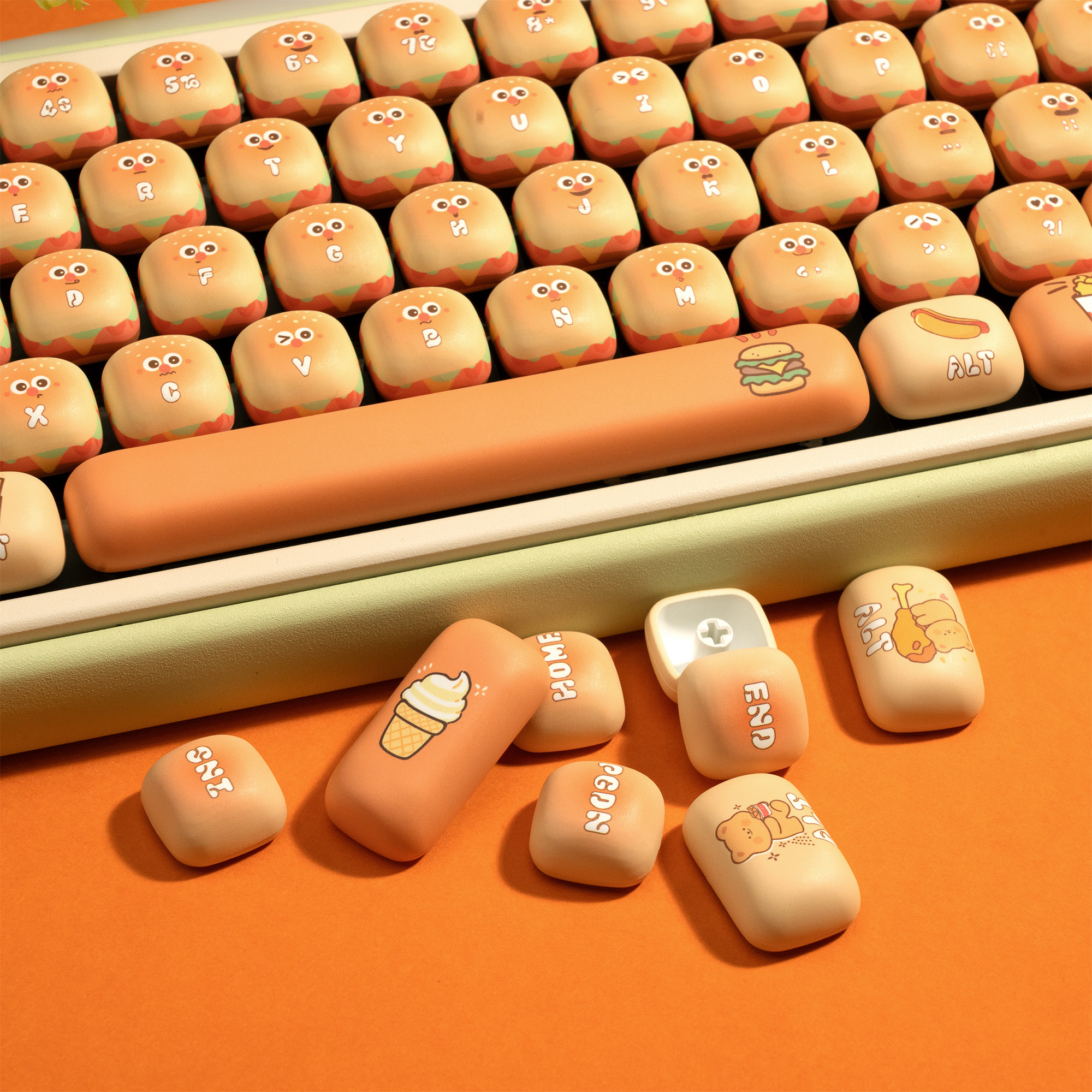XVX McDonald's MOG Profile Dye-Sub PBT Keycap Set 139 keys | Shopee ...