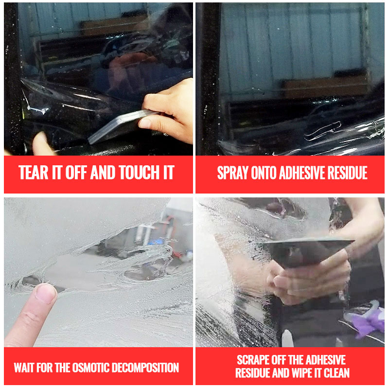 Sticker Remover Car Window Film Adhesive Window Sticky Residue Remover ...