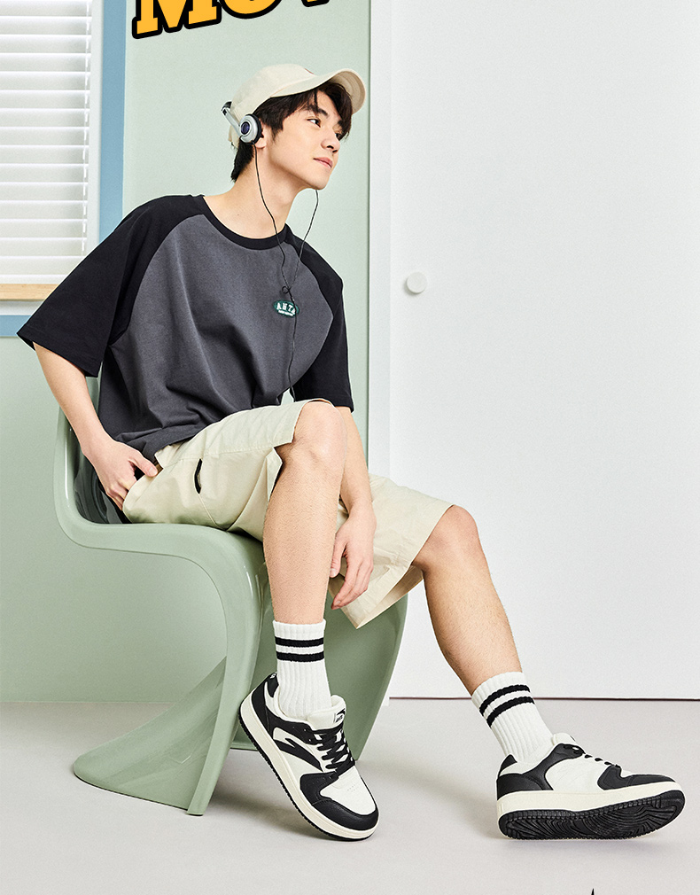 ANTA Men Basic Sneakers Non-slip Light Shoes Wear-resistant Comfortable ...