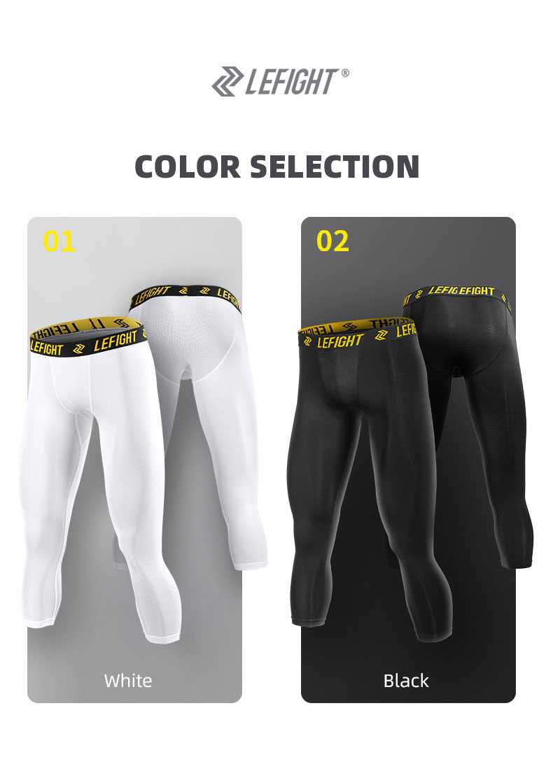 LEFIGHT PE2484 Basketball leggings with 7/5 high elasticity and quick ...